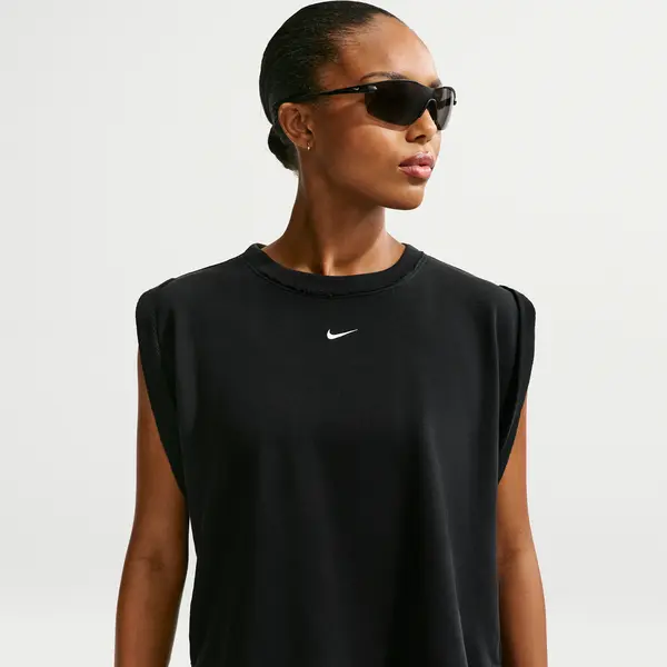 Nike Oversized Terry Tank Top - Black
