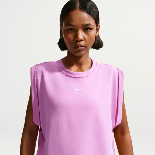 Nike Sportswear Chill Terry Oversized Tank Top - Purple