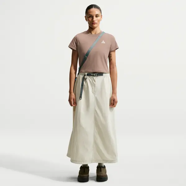 Nike Dri-fit Short-sleeve Top - Brown