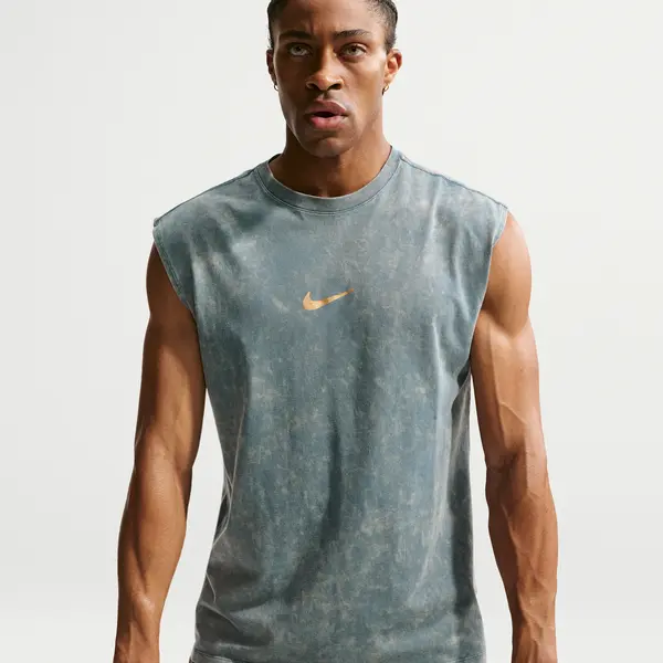 Nike Sleeveless Training T-shirt - Grey