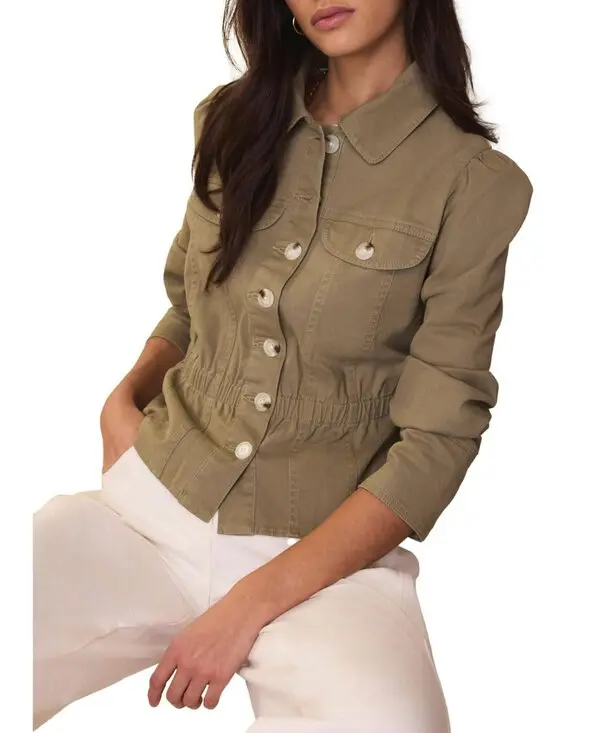 Mint Velvet Collared Peplum Jacket