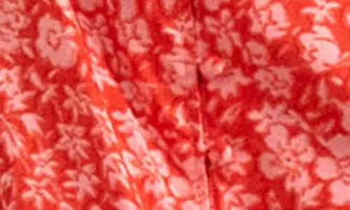 Topshop Button-front Maxi Dress - Red