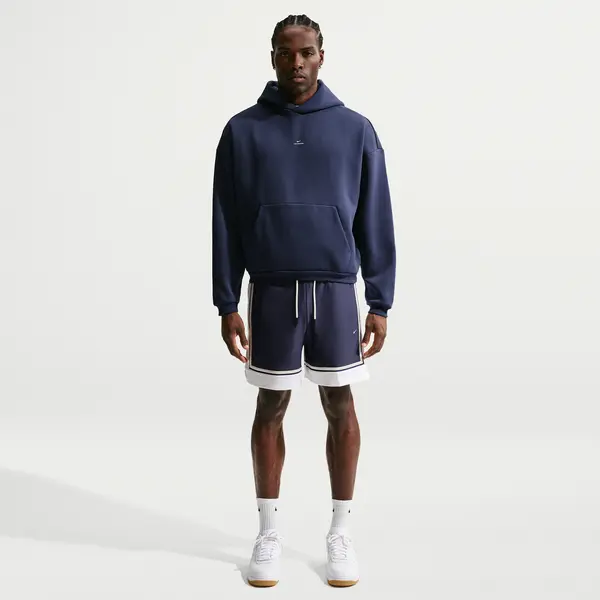 Nike Standard Issue Therma-fit Brushed Basketball Pullover Hoodie - Blue