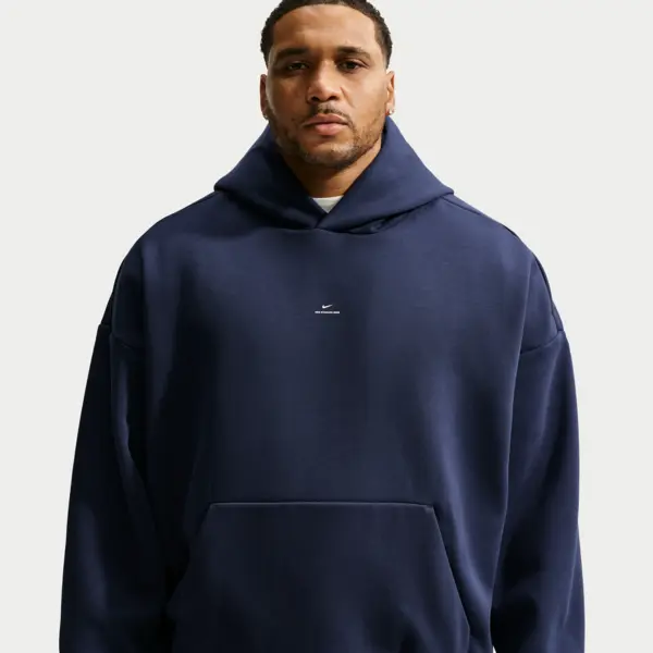 Nike Standard Issue Therma-fit Brushed Basketball Pullover Hoodie - Blue
