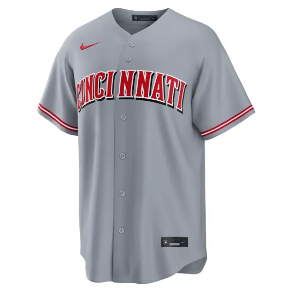 Nike Elly De La Cruz Cincinnati Reds Mlb Replica Jersey - Grey