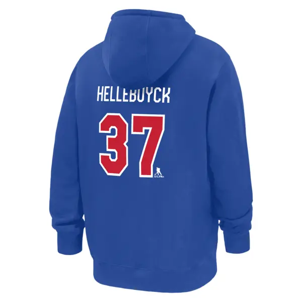 Nike Connor Hellebuyck Usa Club Fleece Pullover Hoodie - Blue