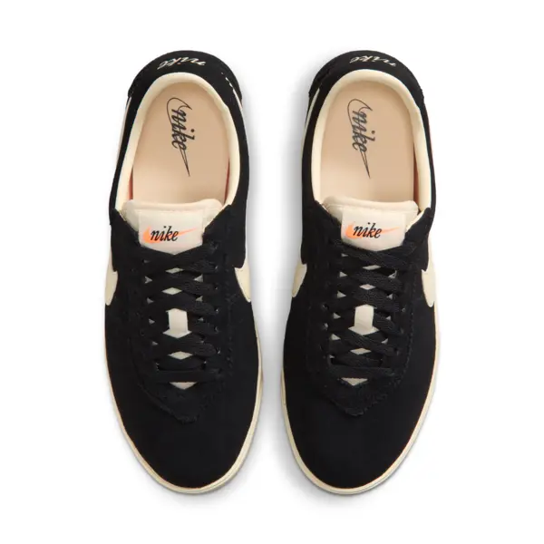 Nike Astrograbber Suede Low Top Athletic Shoes - Black