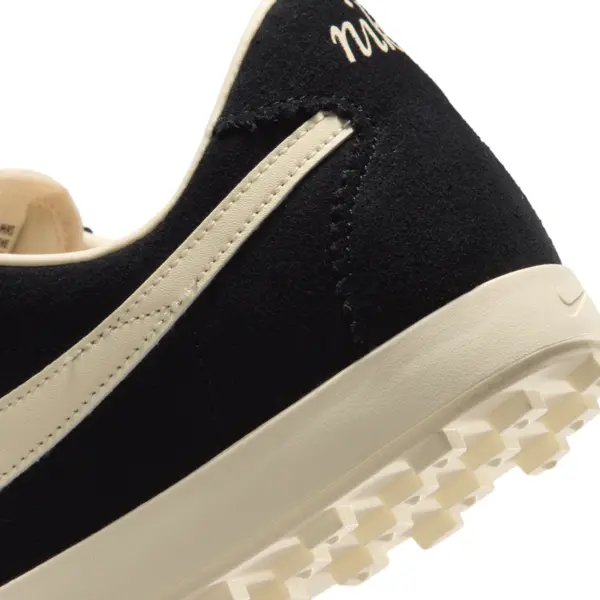 Nike Astrograbber Suede Low Top Athletic Shoes - Black
