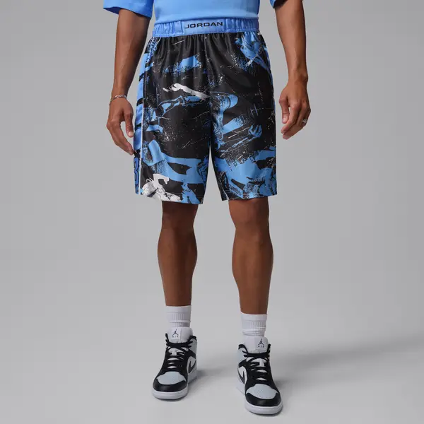 JORDAN Brooklyn Cat Scratch Shorts - Blue