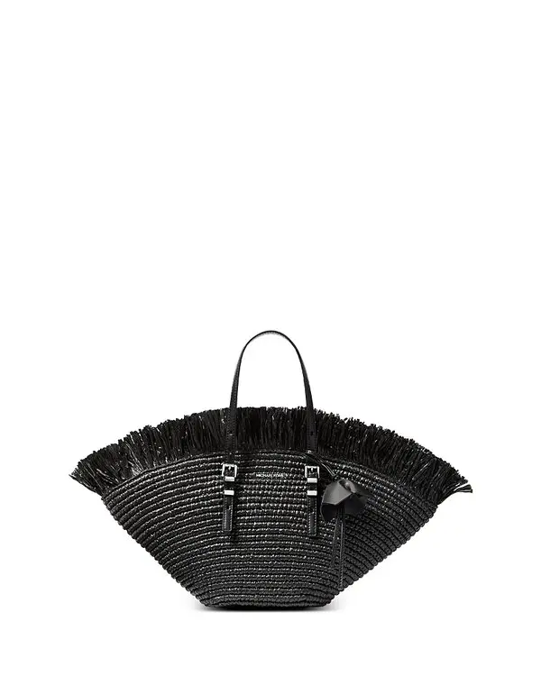 Michael Kors Isa Small Fan Tote - Black