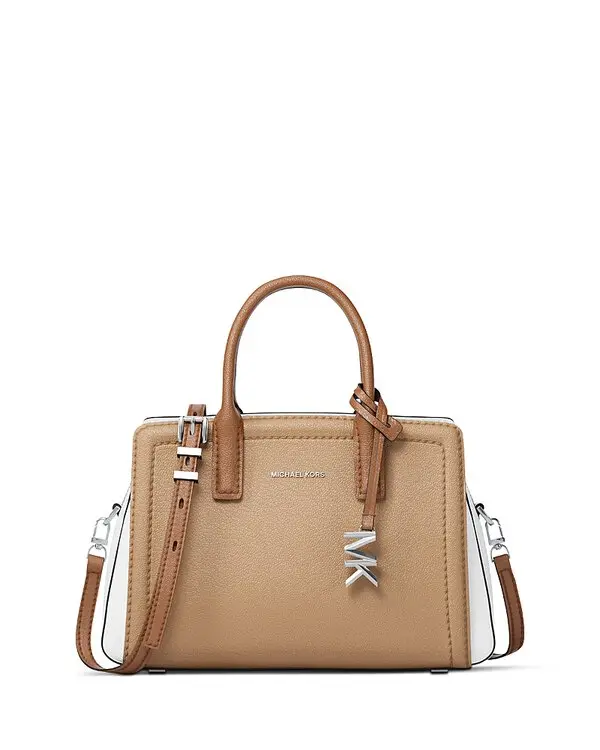 Michael Kors Leather Crossbody Bag - Peanut/multi