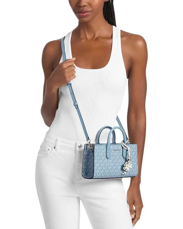 Michael Kors Monogram Crossbody - Chambray