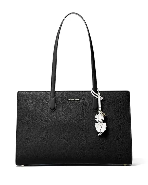 Michael Kors Leather Tote Bag - Black