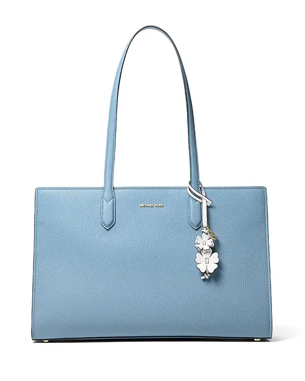 Michael Kors Leather Tote Bag - Chambray