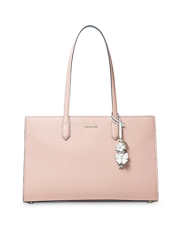 Michael Kors Leather Tote Bag - Soft Pink