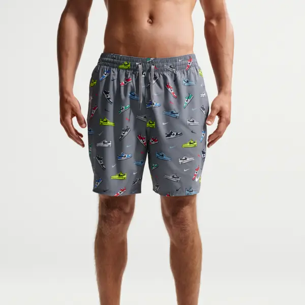 Nike Swim Breaker 7" Brief-lined Volley Short - Grey