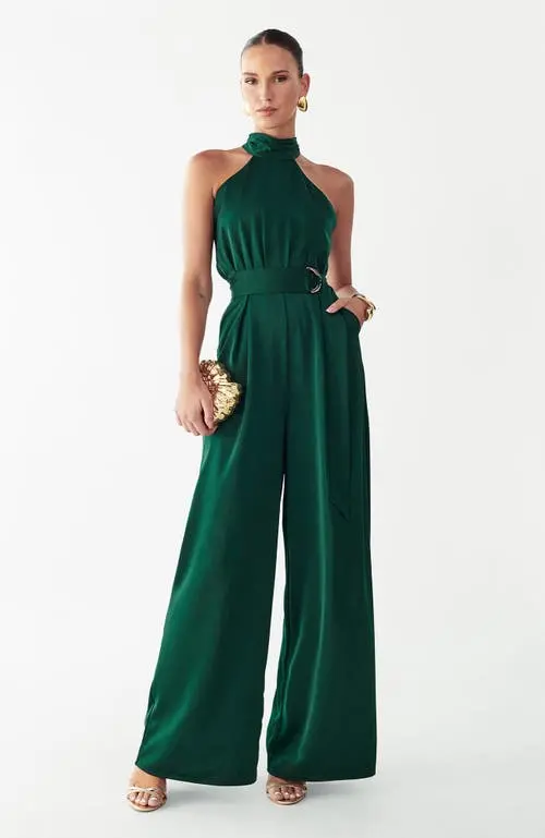 BWLDR Crest Jumpsuit - Emerald