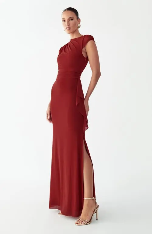 BWLDR Howard Maxi Dress - Rust
