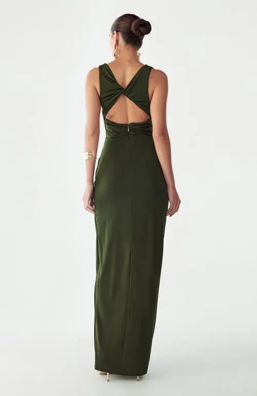 BWLDR Fallen Maxi Dress - Khaki