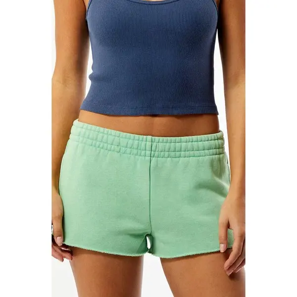 PACSUN Hibiscus Core Micro Shorts - Green