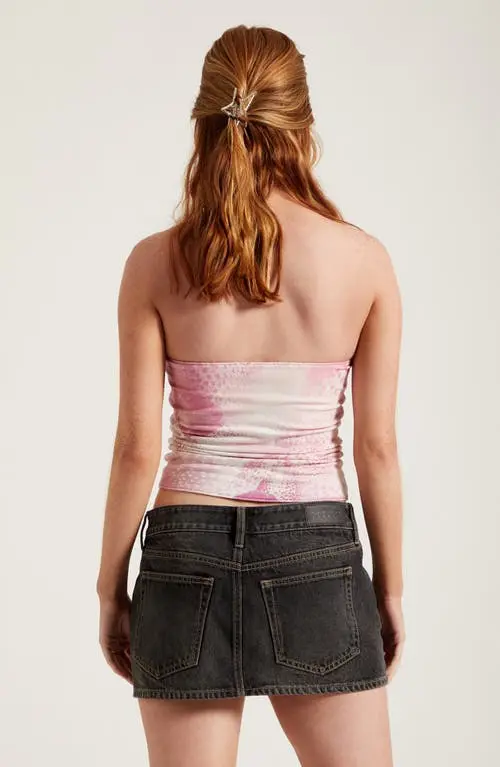 PACSUN Piper Low Rise Denim Miniskirt - Black