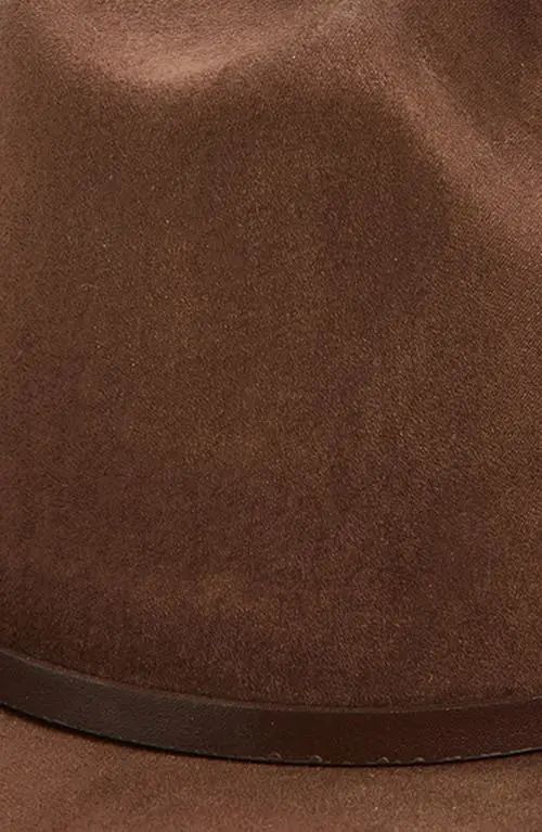 Tasha Studded Leather Band Cowboy Hat - Brown