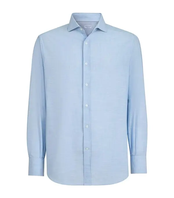 Brunello Cucinelli Cotton Oxford Shirt