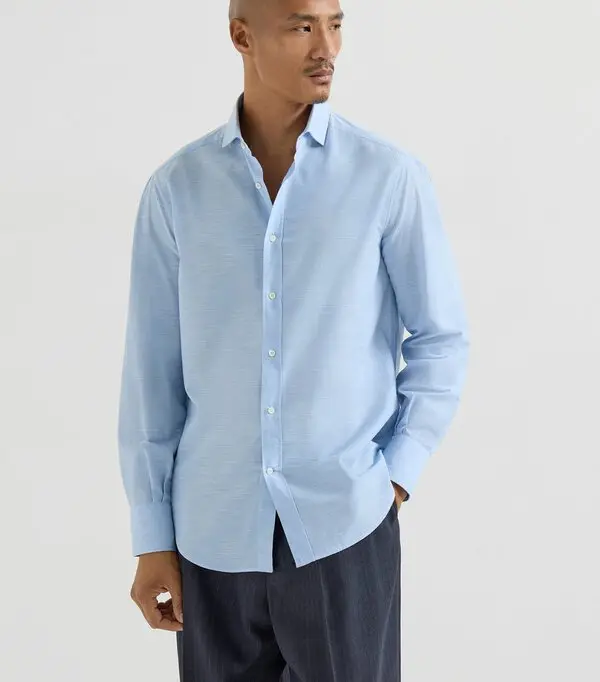 Brunello Cucinelli Cotton Oxford Shirt