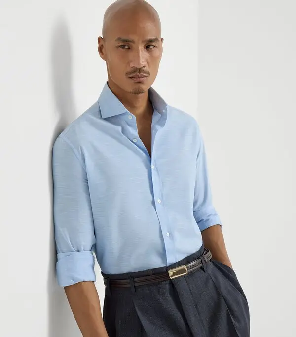 Brunello Cucinelli Cotton Oxford Shirt