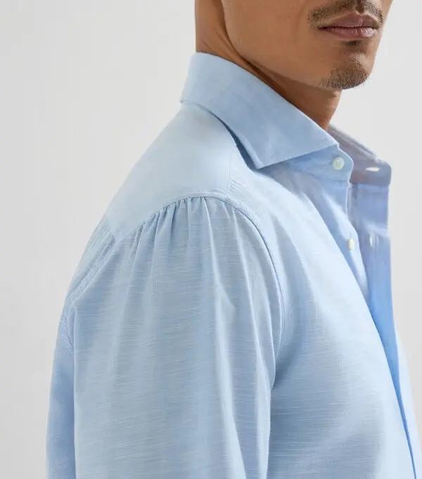 Brunello Cucinelli Cotton Oxford Shirt