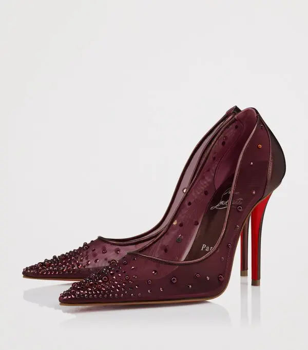CHRISTIAN LOUBOUTIN Miss Z Degrastrass Perla Pumps - Pink