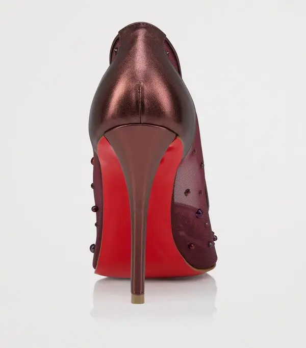 CHRISTIAN LOUBOUTIN Miss Z Degrastrass Perla Pumps - Pink
