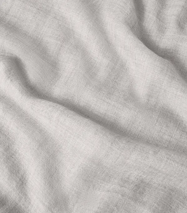 Brunello Cucinelli Cashmere-silk Scarf - Grey