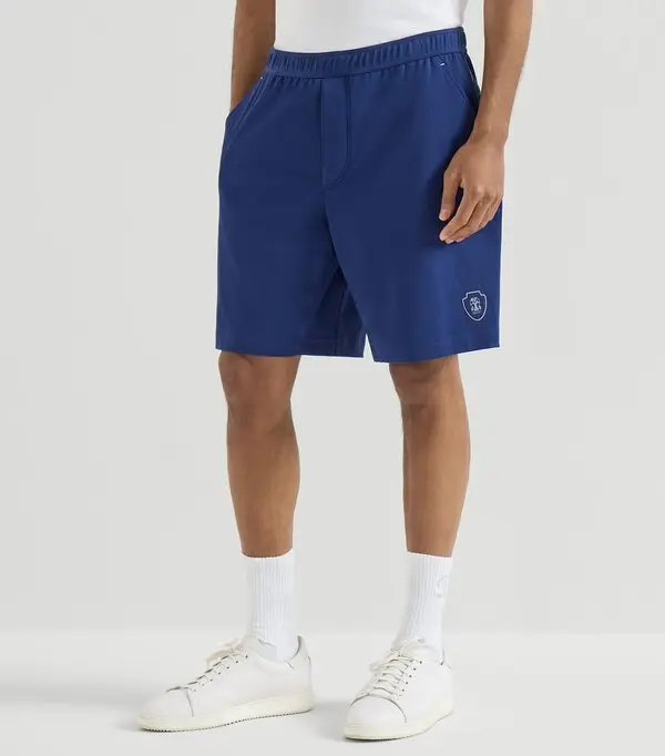 Brunello Cucinelli Cotton Crest Shorts