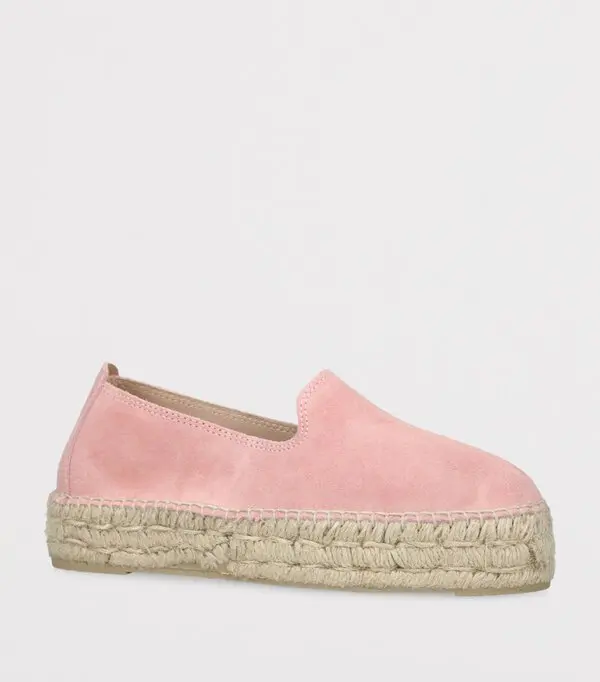 Manebí Suede Espadrilles - Pink