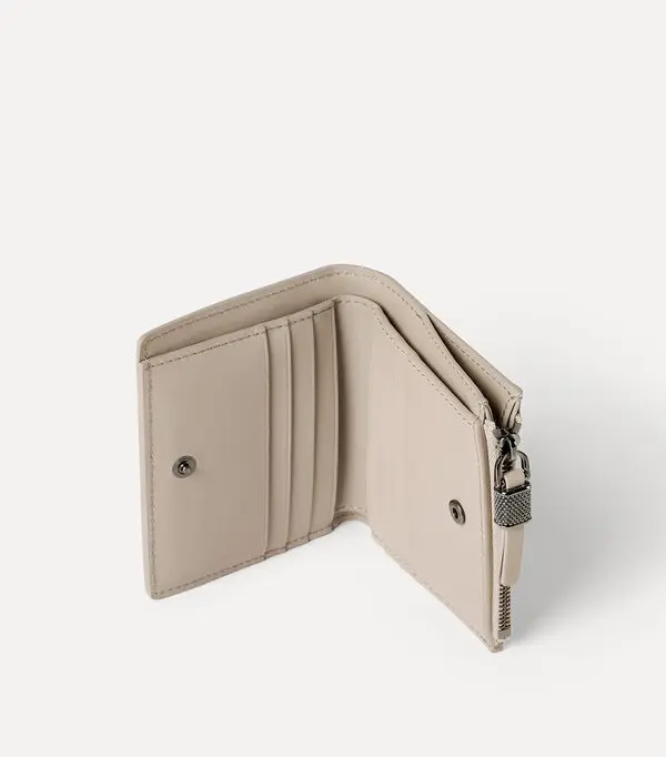 Brunello Cucinelli Leather Logo Wallet