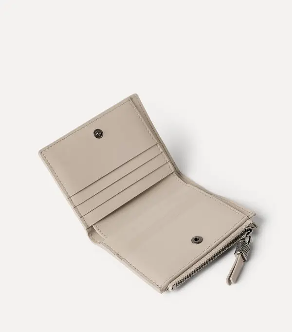 Brunello Cucinelli Leather Logo Wallet
