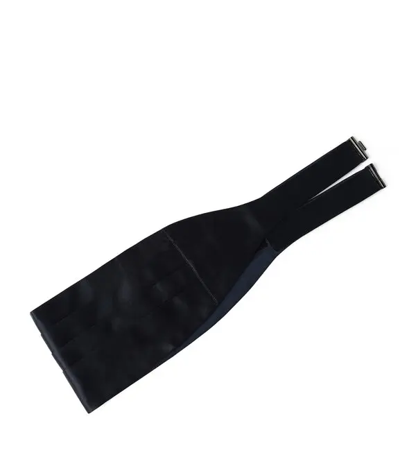 Brunello Cucinelli Cotton-silk Pleated Cummerbund - Black