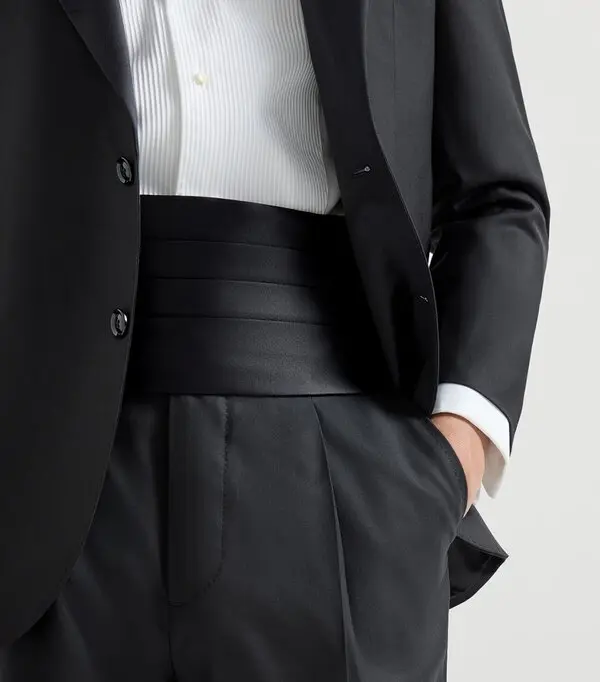 Brunello Cucinelli Cotton-silk Cummerbund