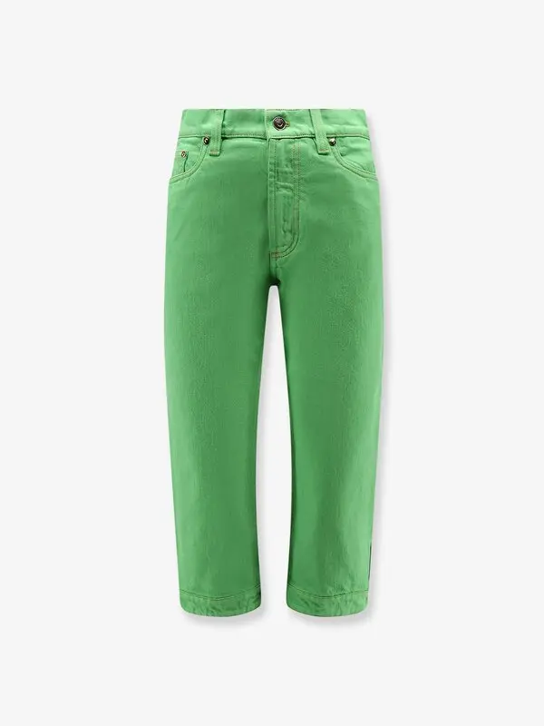 Versace Nonstretch Cotton Pants - Green