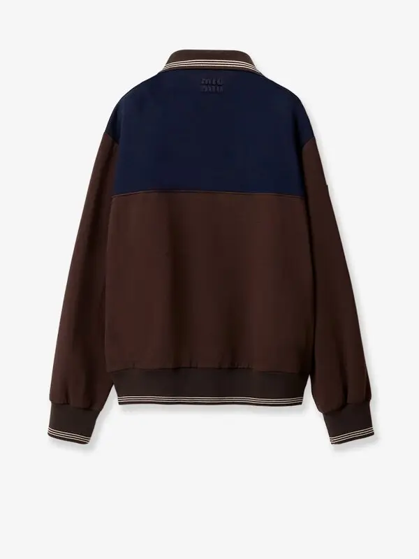 Miu Miu Viscose Sweatshirt - Brown
