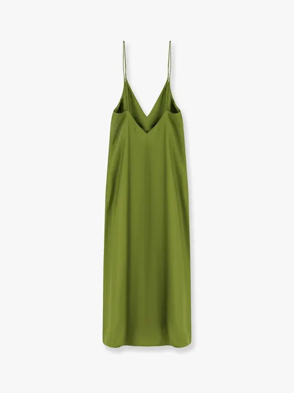 RÓHE Silk Dress With Lace Details