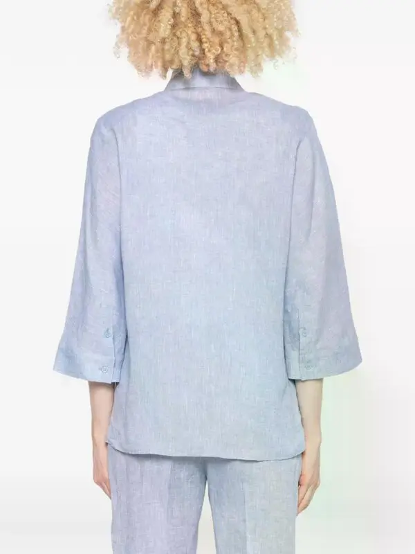 Peserico Button Shirt - Blue