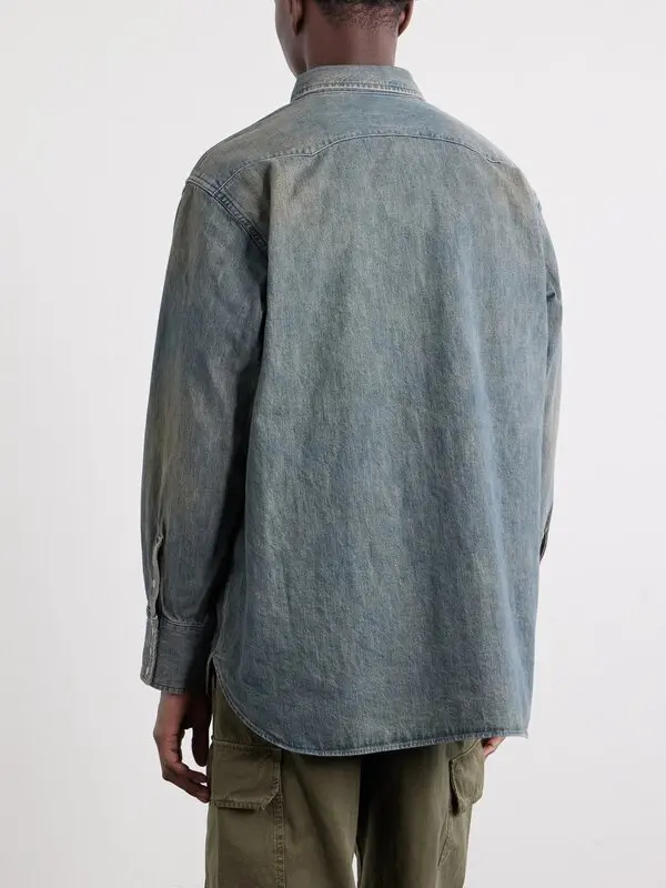 BEAMS Western Double Dye Denim Shirt