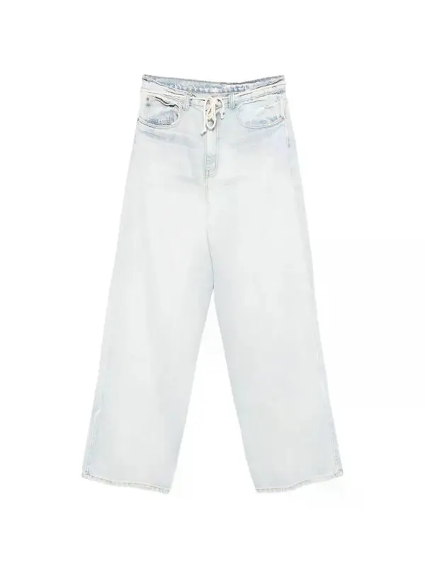 RIVINGTON ROI REBIS Light Bleached Wide Leg Jeans