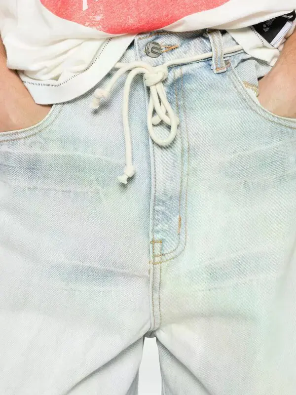 RIVINGTON ROI REBIS Light Bleached Wide Leg Jeans