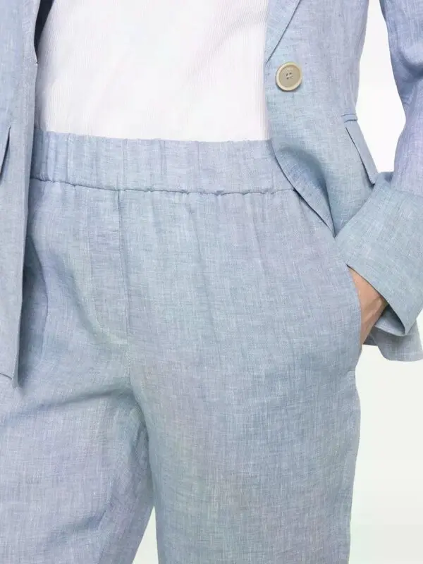 Peserico Elasticated-waist Tapered Trousers