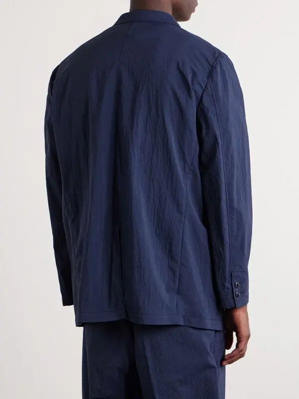 BEAMS 3b Anywhere Seersucker Blazer