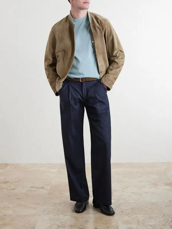Canali Knitted Cotton T-shirt - Blue