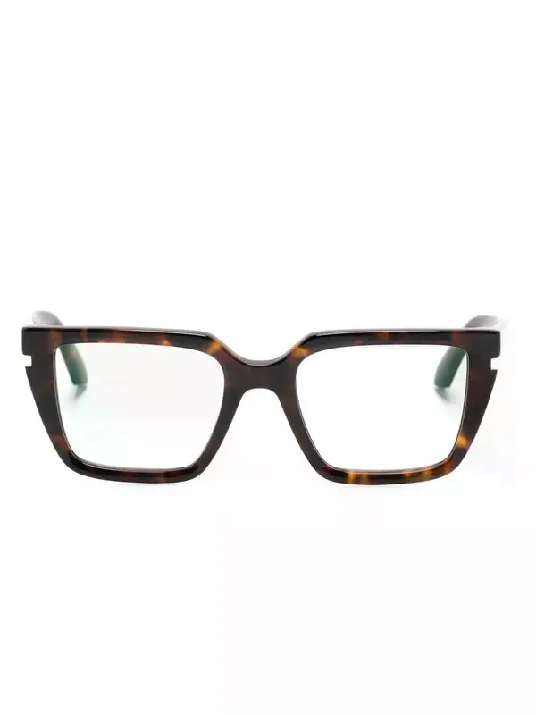 Off-White Style 52 Square-frame Eyeglasses - Brown